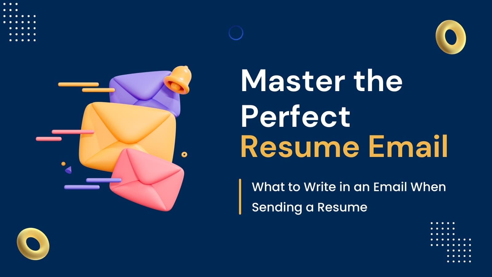 What to write in an email when sending a resume | A Guide | Karmix