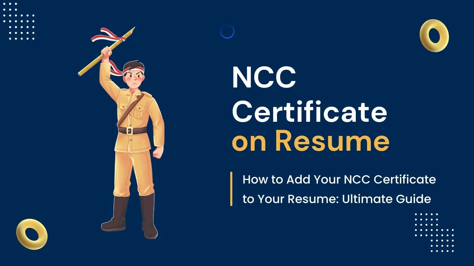 How to Add Your NCC Certificate to Your Resume: Ultimate Guide - Karmix